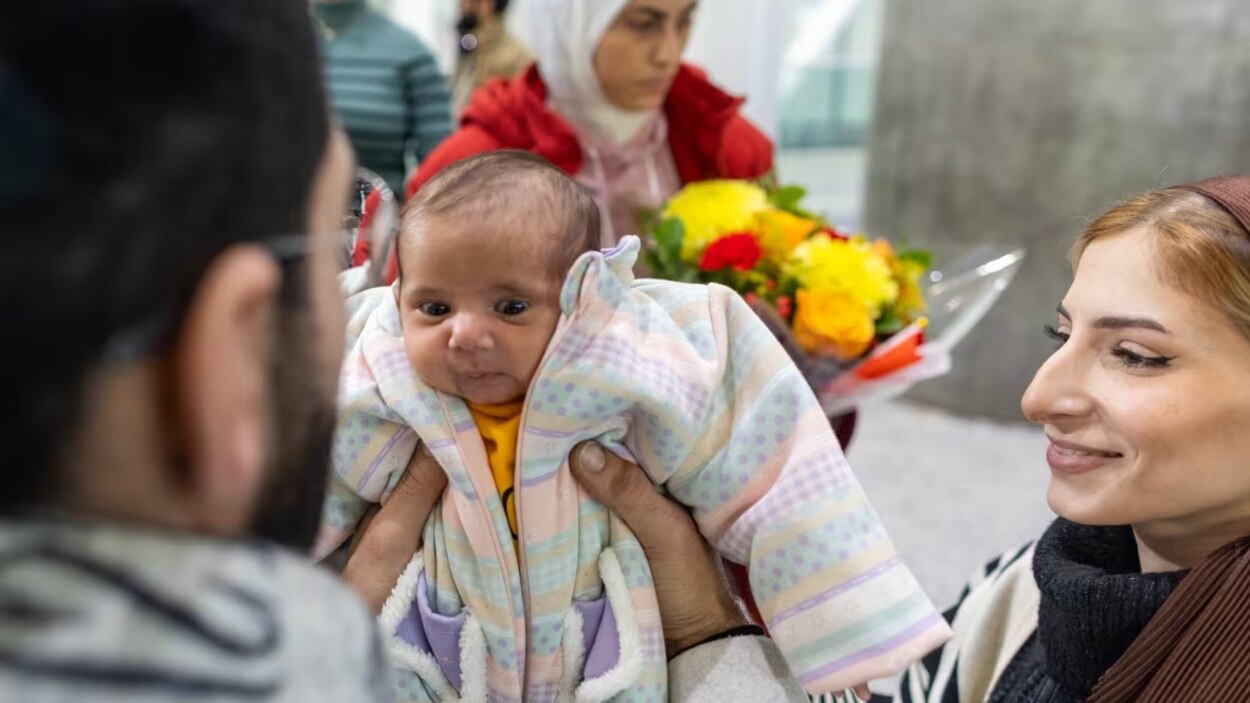 His daughter was born in Gaza during the war. In Toronto, they finally ...
