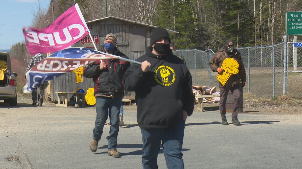 Trois mois de lock-out à Allardville | Radio-Canada