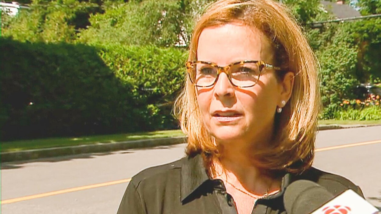 Extrait du point de presse d'Anne Guérette | Radio-Canada