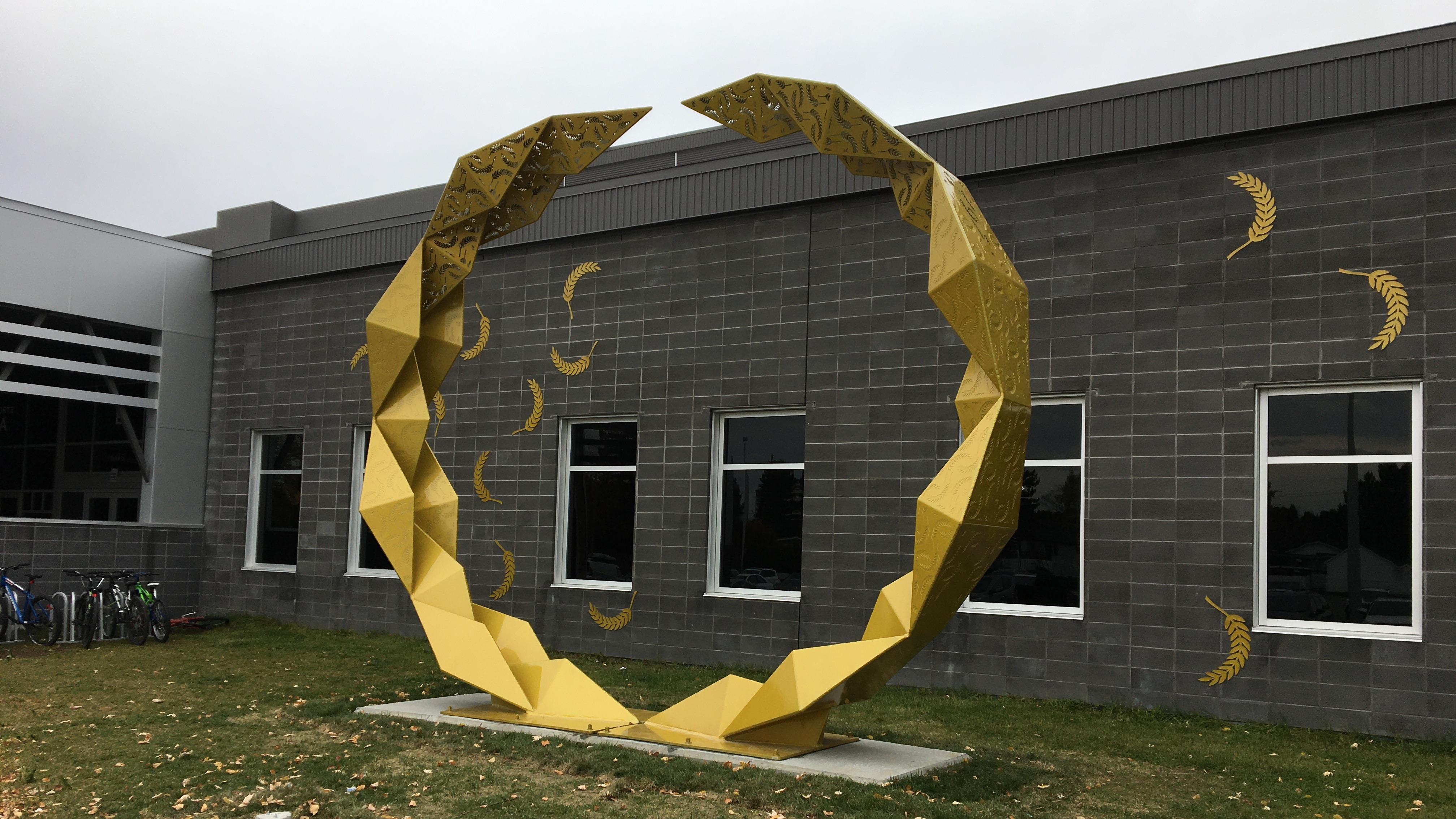 Alma inaugure sa nouvelle oeuvre d’art publique | OHdio | Radio-Canada