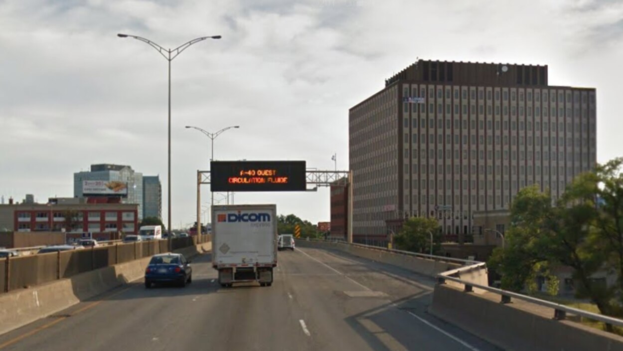 L'autoroute 40 ouest rouverte à la circulation | Radio-Canada