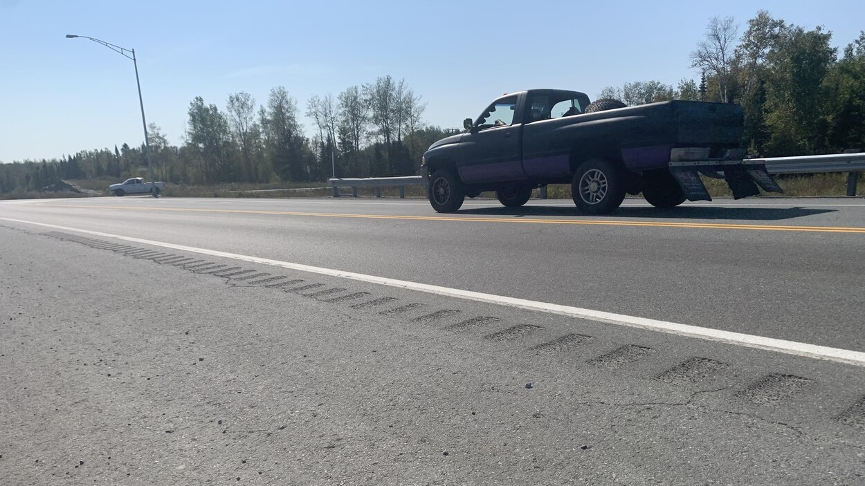 La route 117 compte 105 km de bandes rugueuses en Abitibi-Témiscamingue ...