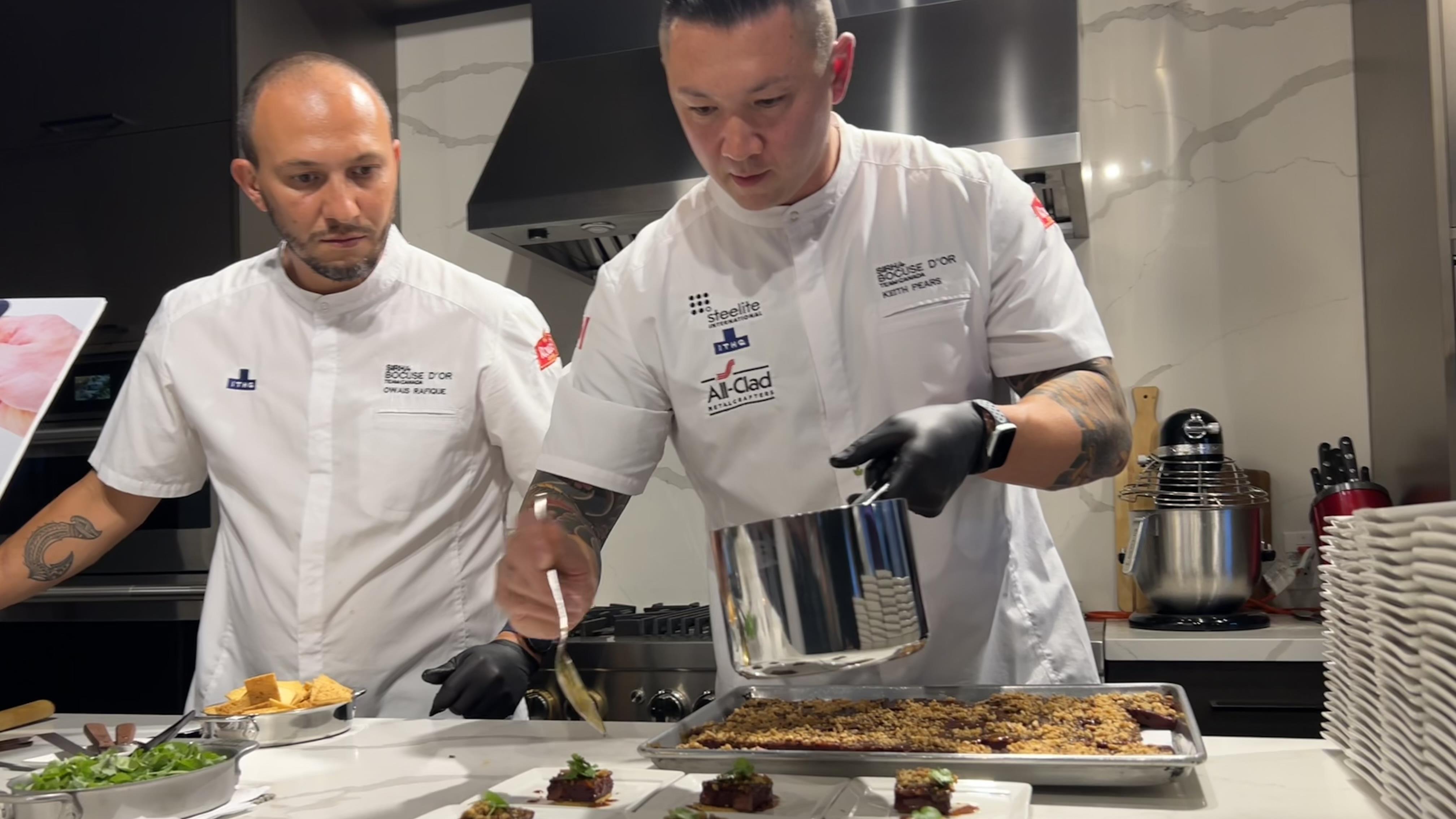 Le chef Keith Pears se prépare pour le Bocuse d’or | OHdio | Radio-Canada