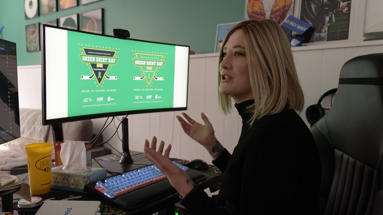 Une femme ayant reçu deux organes crée un logo pour la Journée du ...