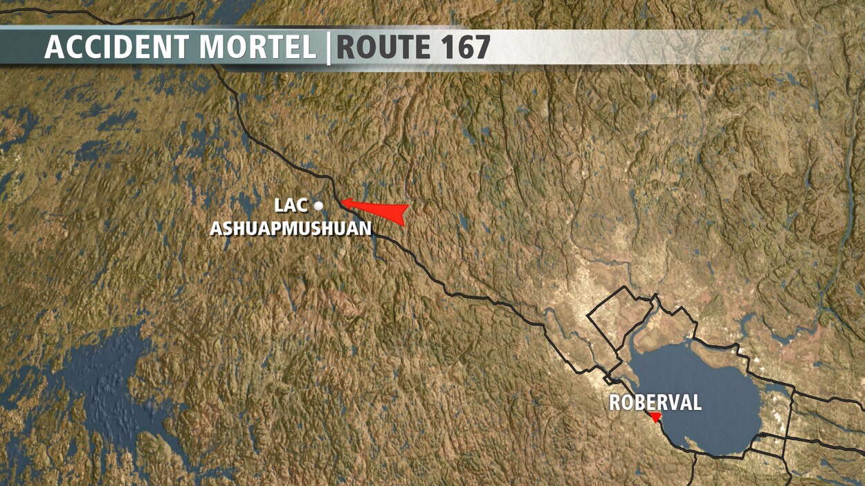 Une femme meurt dans un accident sur la route 167 | Radio-Canada