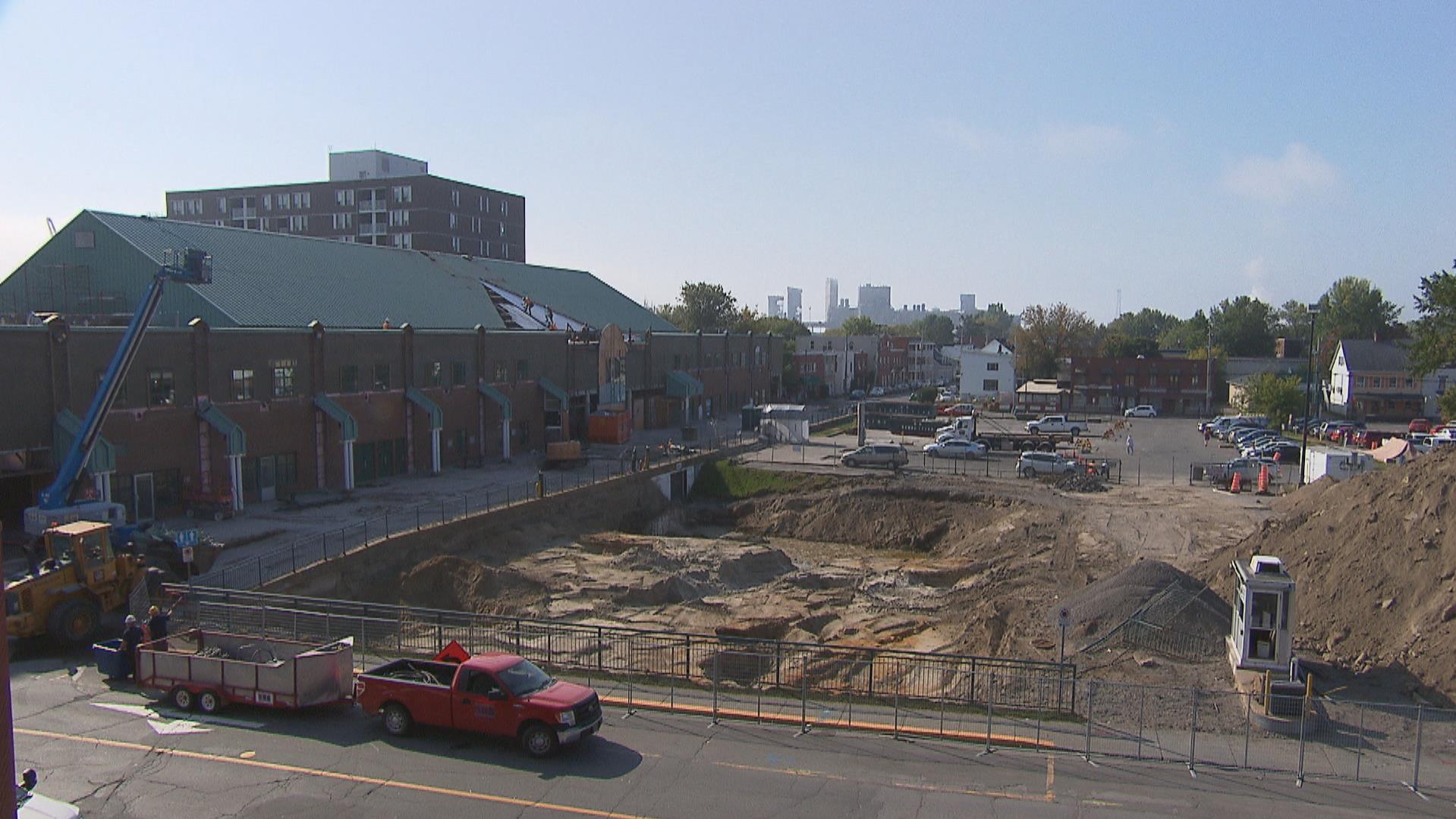 Le vaste chantier au centre-ville de Trois-Rivières prend de l'ampleur ...