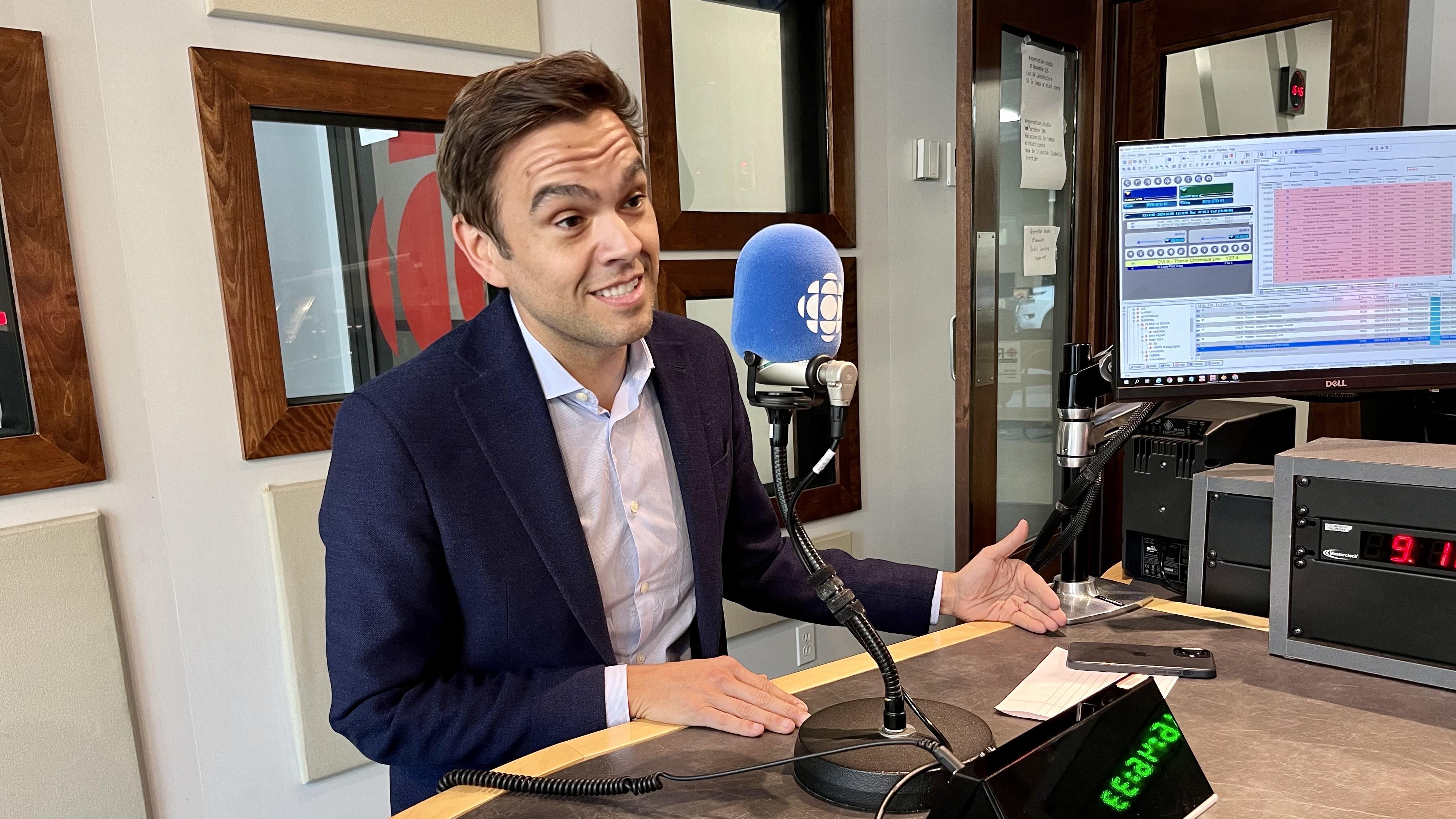 Chefferie du PLQ : Charles Milliard en tournée en Abitibi-Témiscamingue | OHdio | Radio-Canada