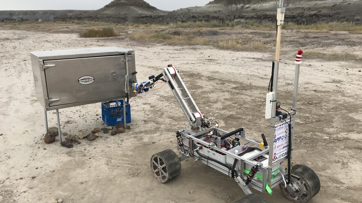 Des robots martiens envahissent les Badlands | Radio-Canada