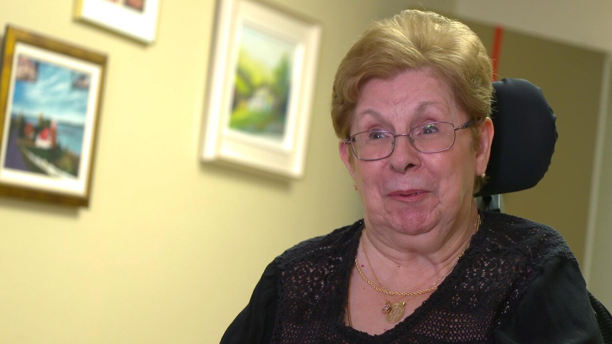 Nicole Auger est résidente au CHSLD Jardins du Haut Saint-Laurent ...