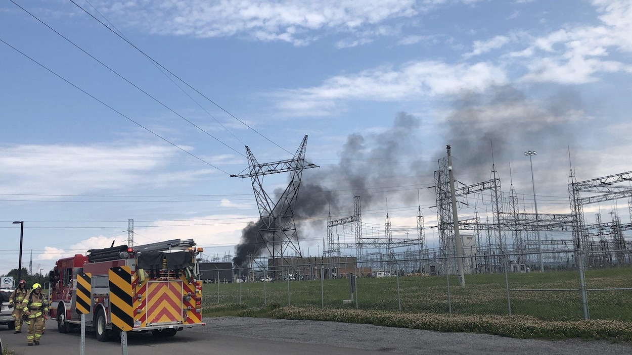 Explosion dans un poste de transport d'Hydro-Québec | Radio-Canada