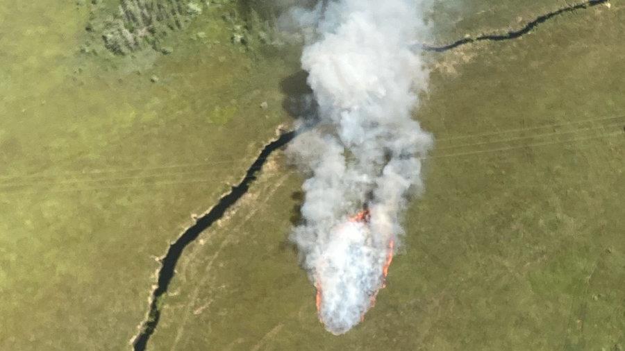 Un feu de forêt brûle sur 18 hectares à Argyle en Nouvelle-Écosse ...