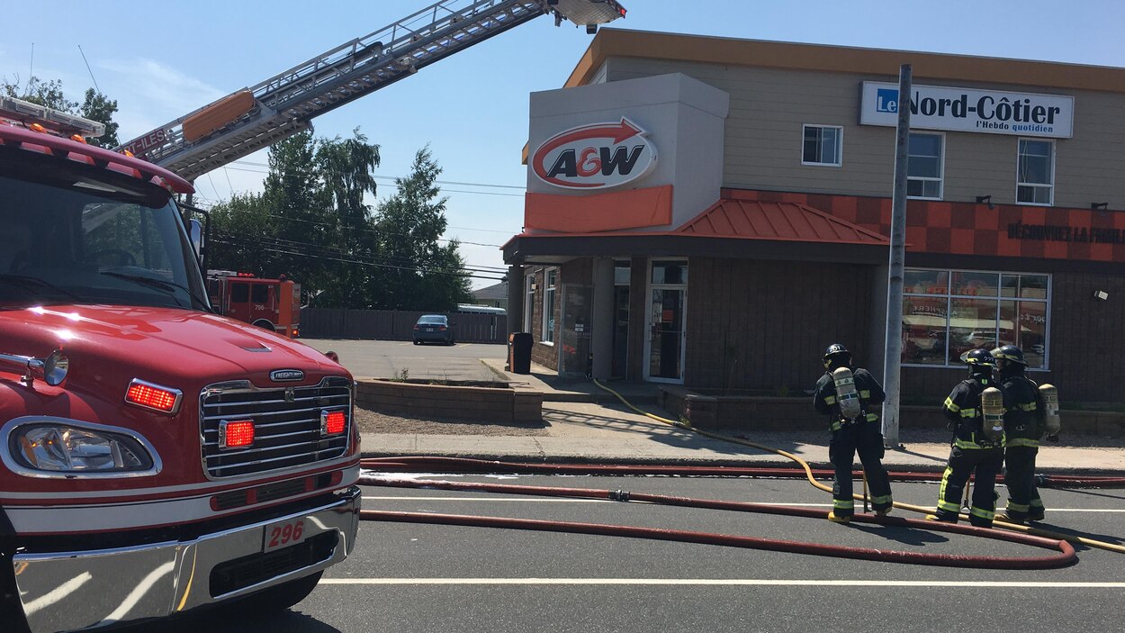 Incendie rapidement maîtrisé à Sept-Îles | Radio-Canada