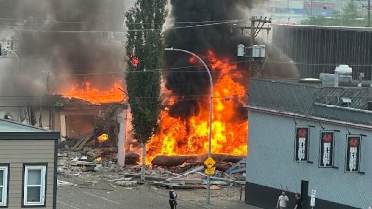 L’explosion de Prince George a fait beaucoup plus de trois blessés ...