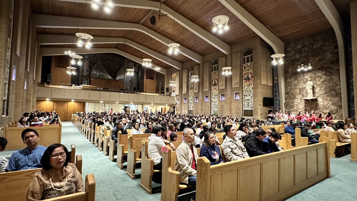 Silipin ang naganap na unang Simbang Gabi sa Calgary | Radio-Canada.ca