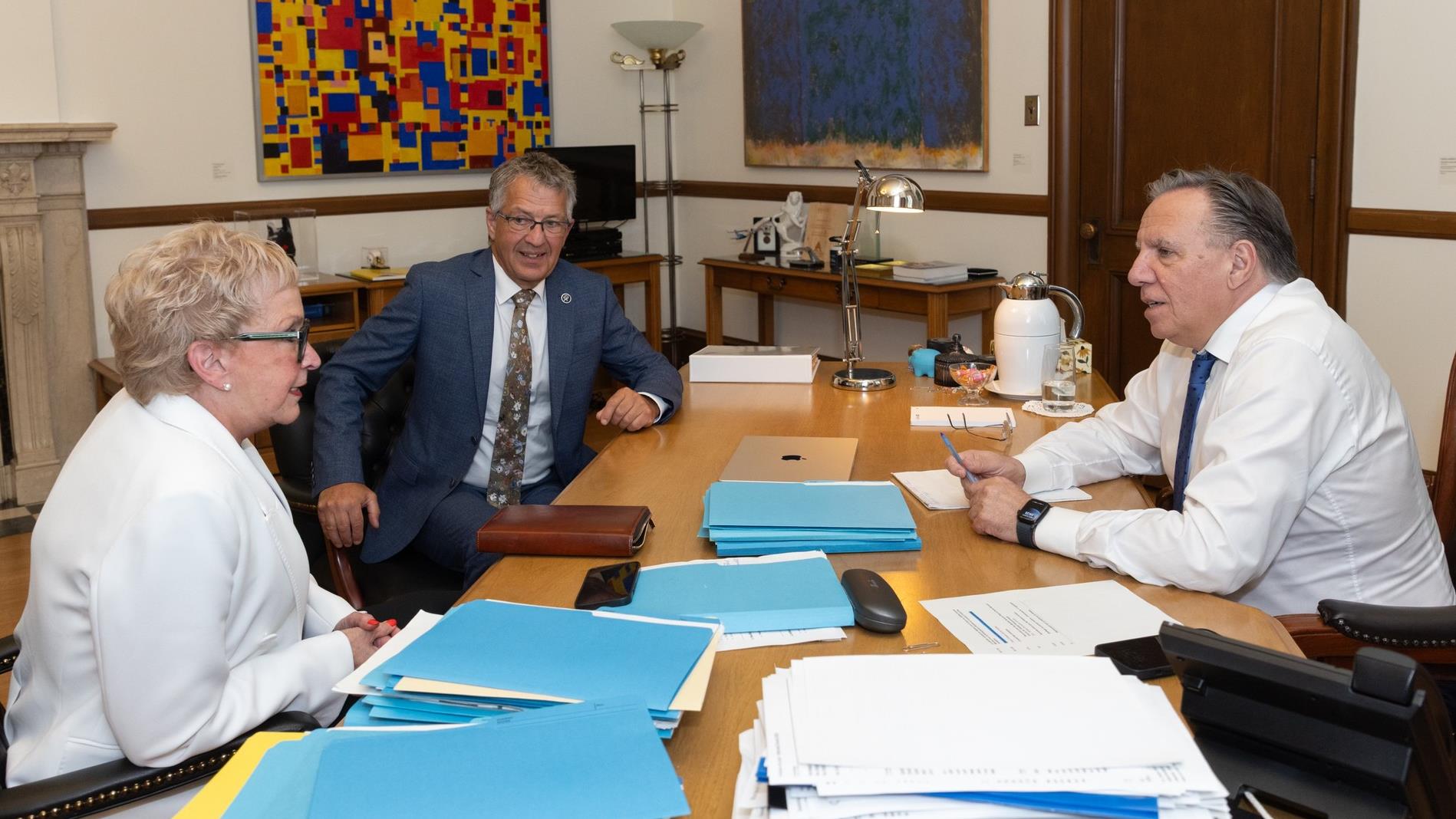 Remaniement à la CAQ : « On a accès au bureau du premier ministre ...