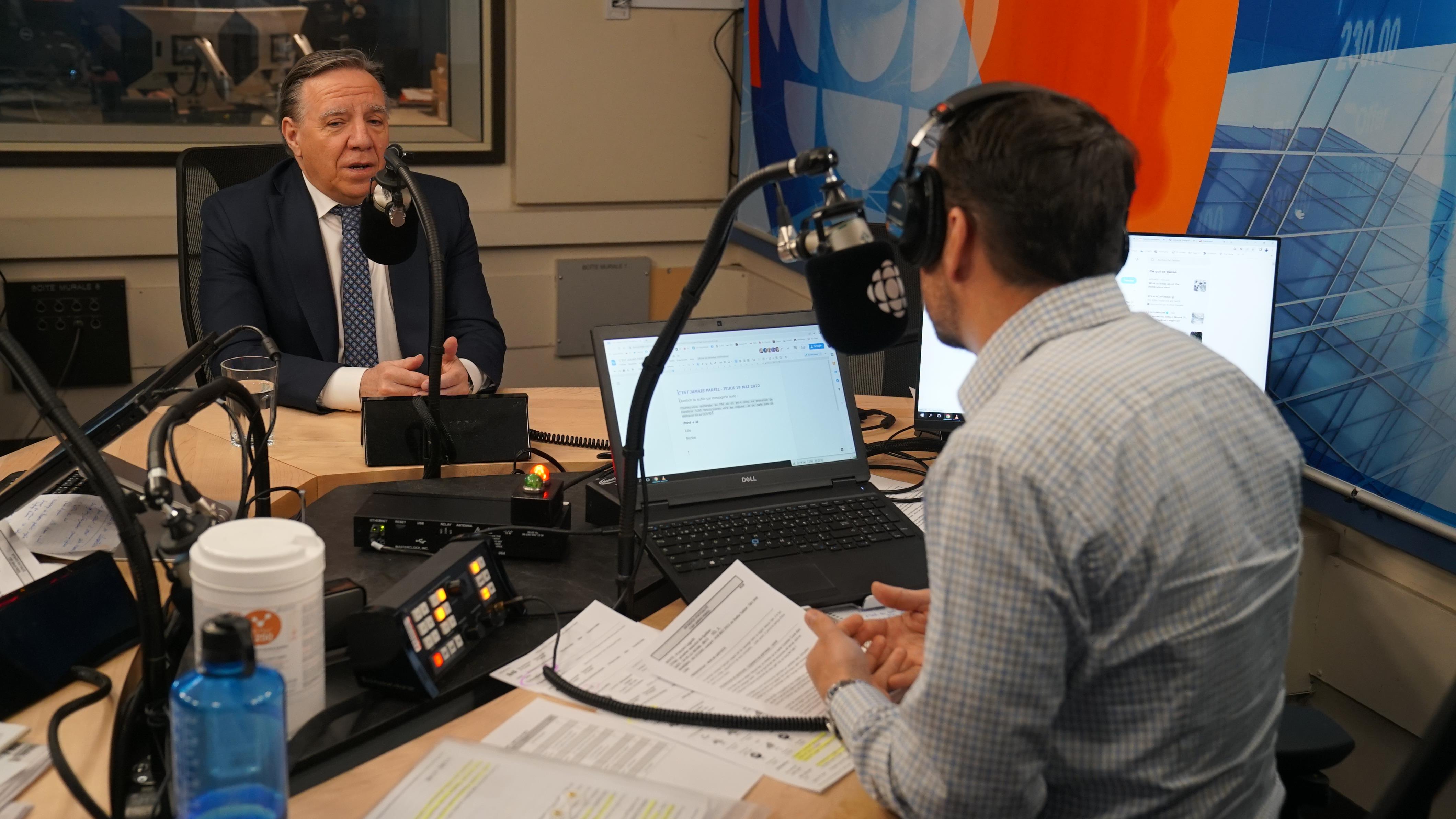 Le premier ministre du Québec en entrevue | OHdio | Radio-Canada