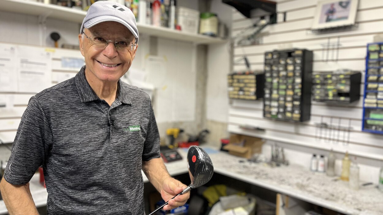 Originaire de Sainte-Anne, Jacques Lavack fabrique des bâtons de golf ...