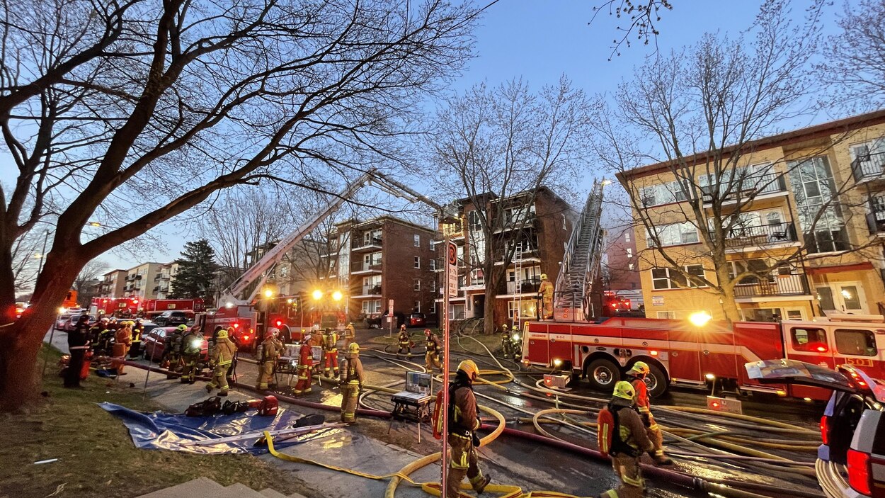 Trois incendies importants dans la région de Québec | Radio-Canada