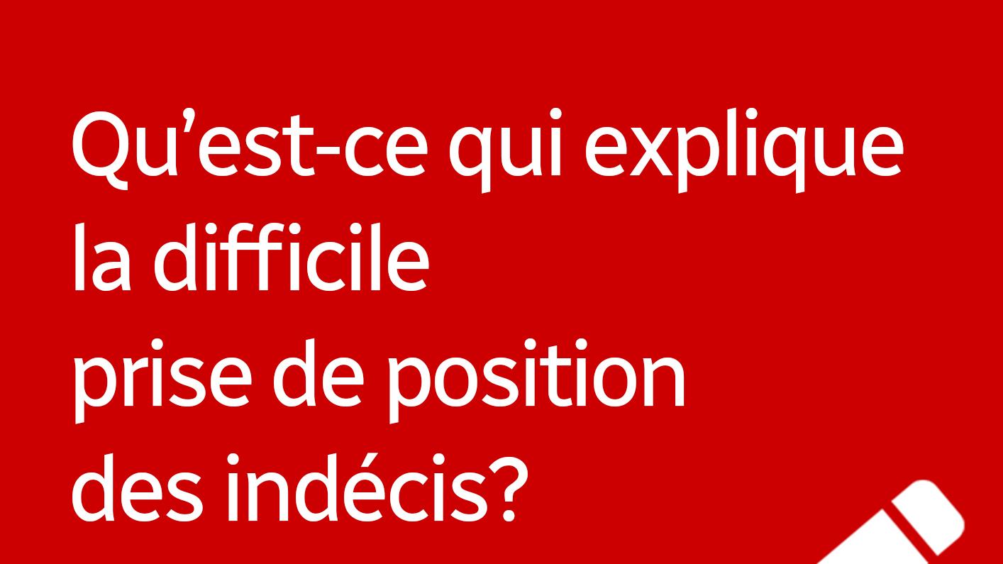 Pouquoi un indécis est...indécis