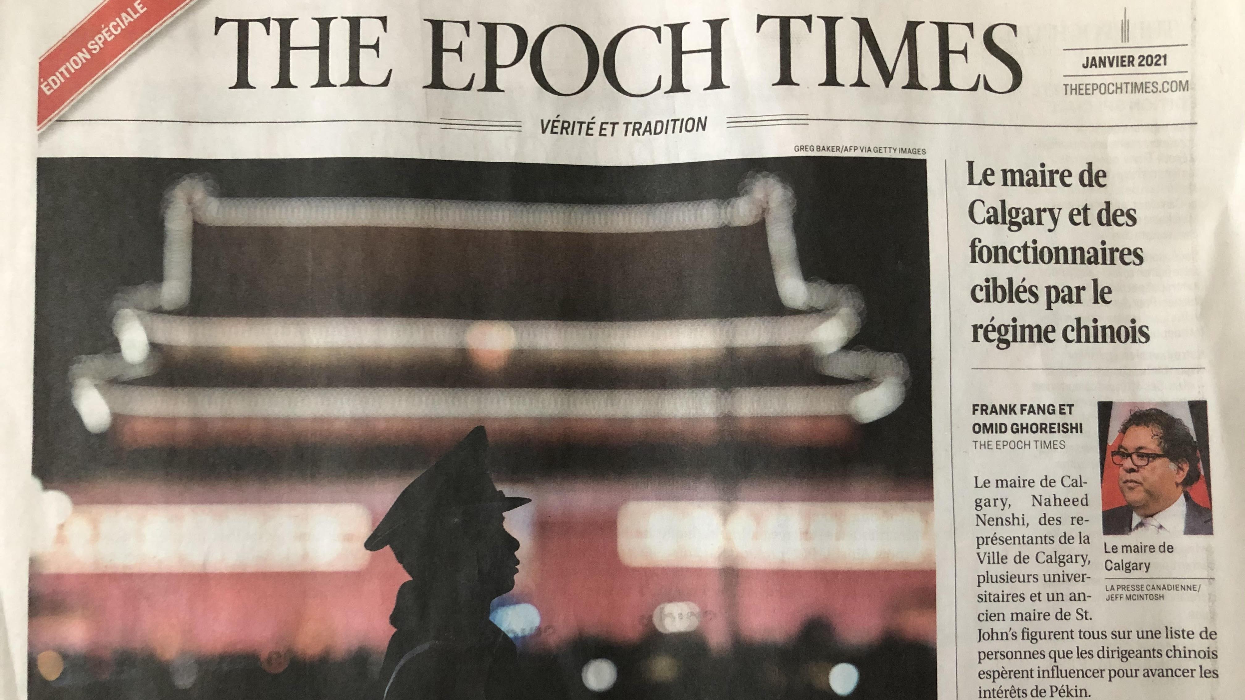 The Epoch Times distribué jusque dans la région | OHdio | Radio-Canada