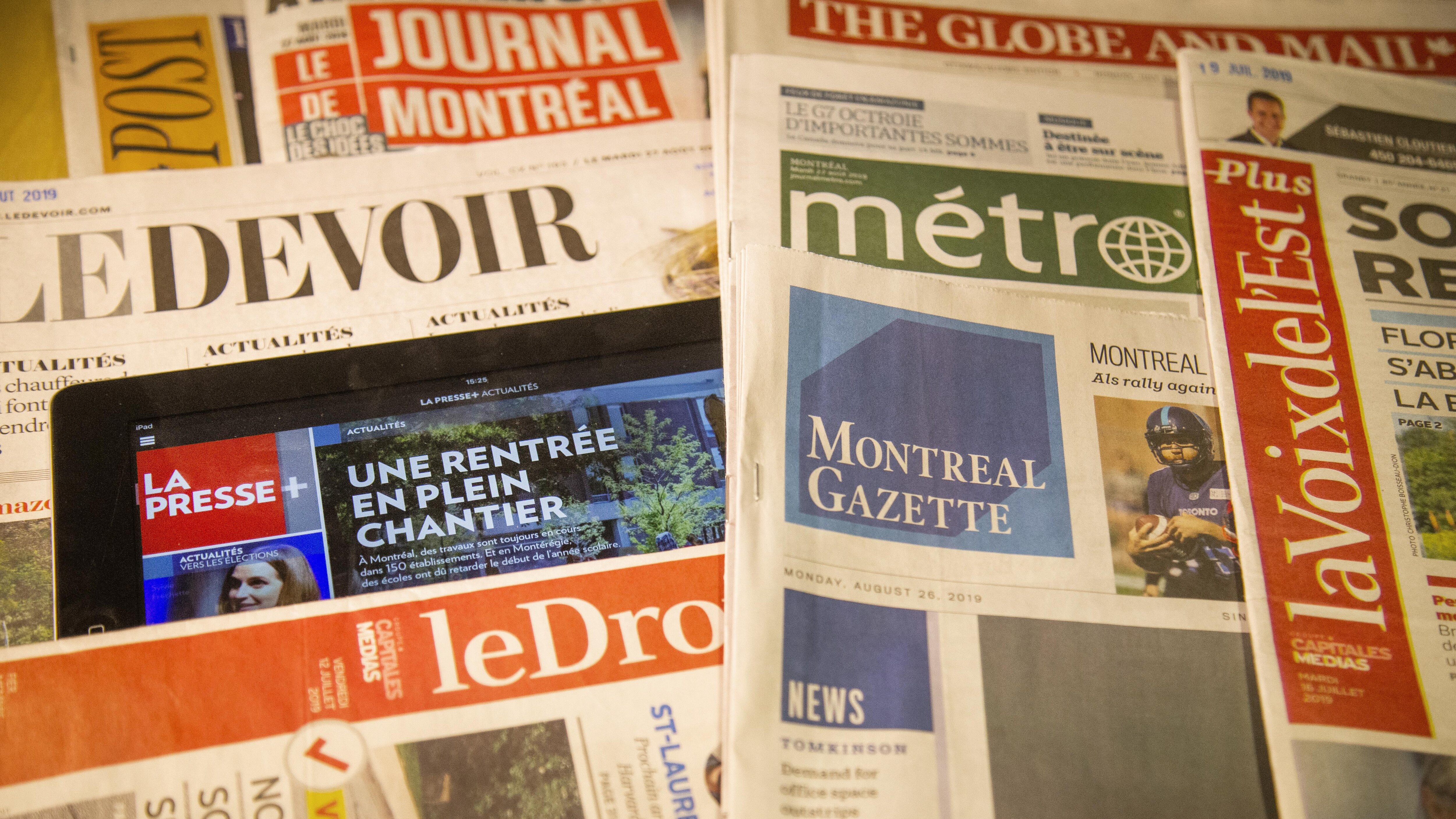 Le gouvernement du Québec a dévoilé hier son plan d'aide aux médias ...