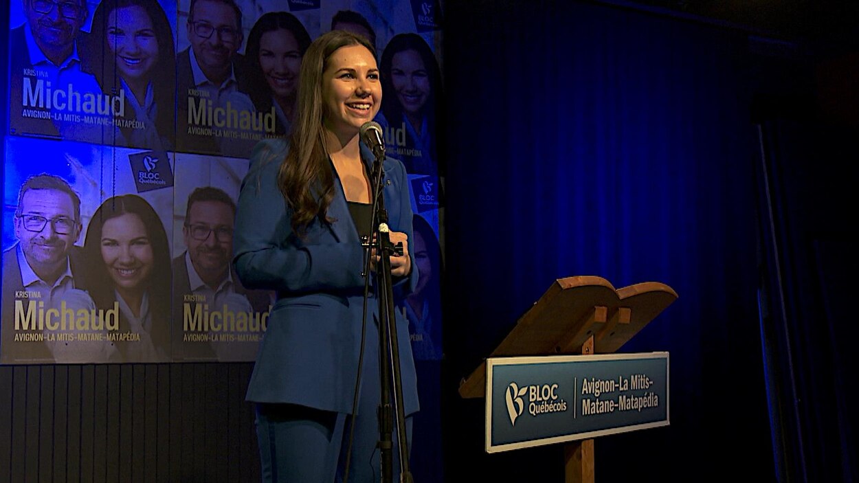 La bloquiste Kristina Michaud est élue dans Avignon—La Mitis—Matane ...