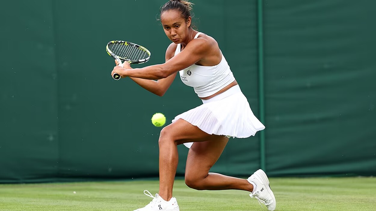 Canadian Filipina Leylah Fernandez nanalo sa Wimbledon opener | Radio ...