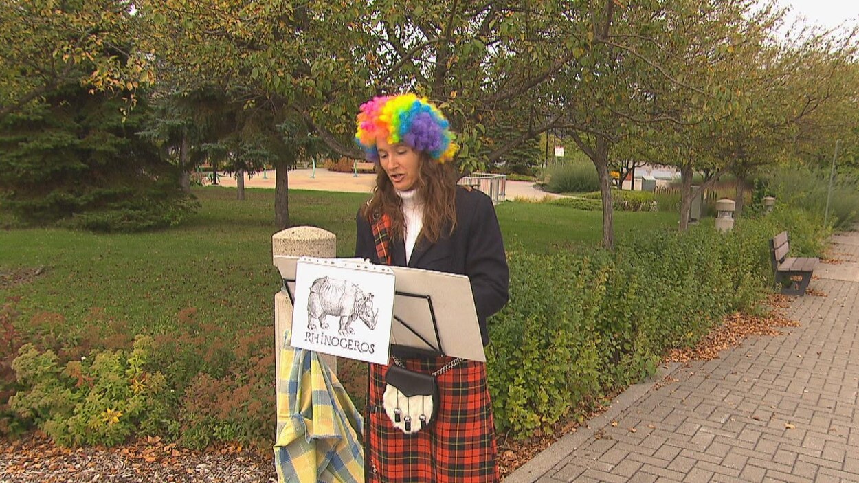 Dévoilement de la plateforme électorale du Parti rhinocéros | Radio-Canada