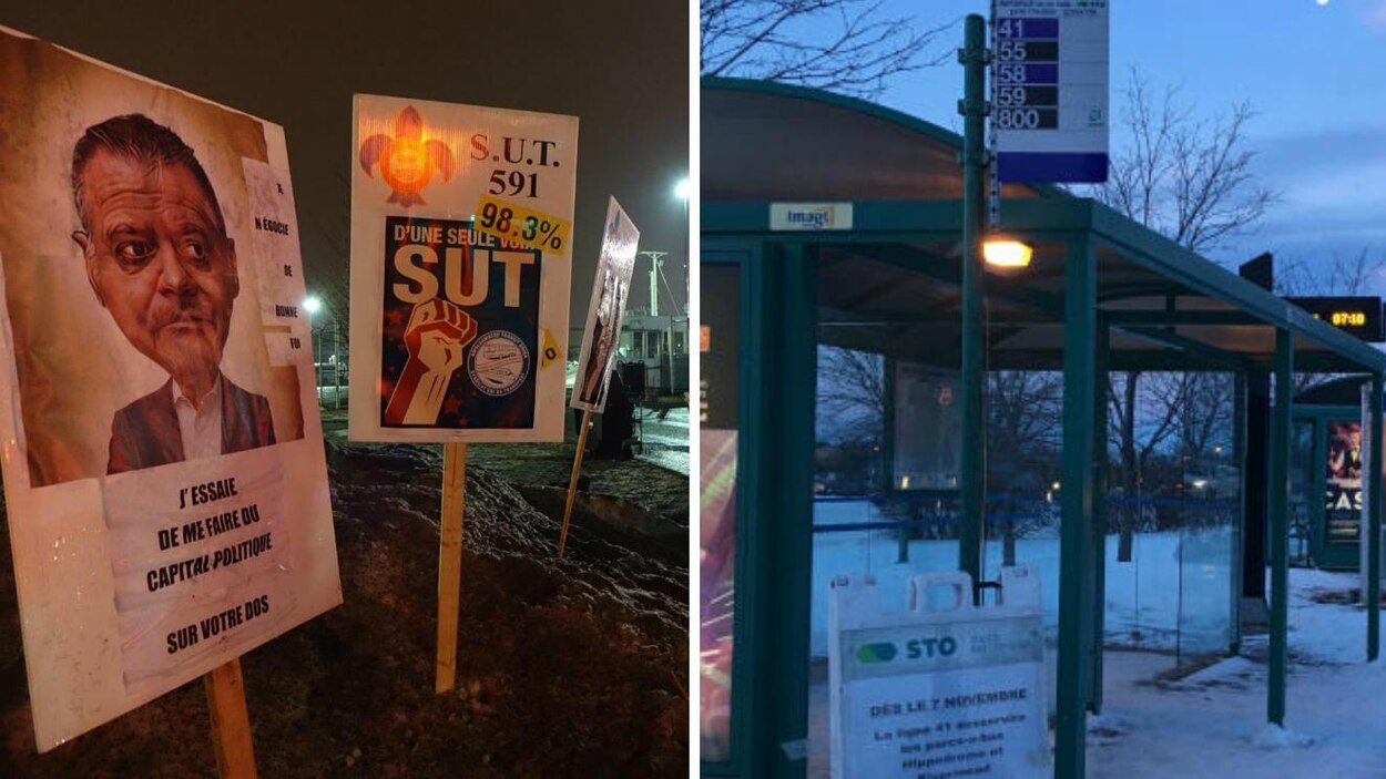 Second jour de grève à la STO : pas d'autobus pour des milliers d ...