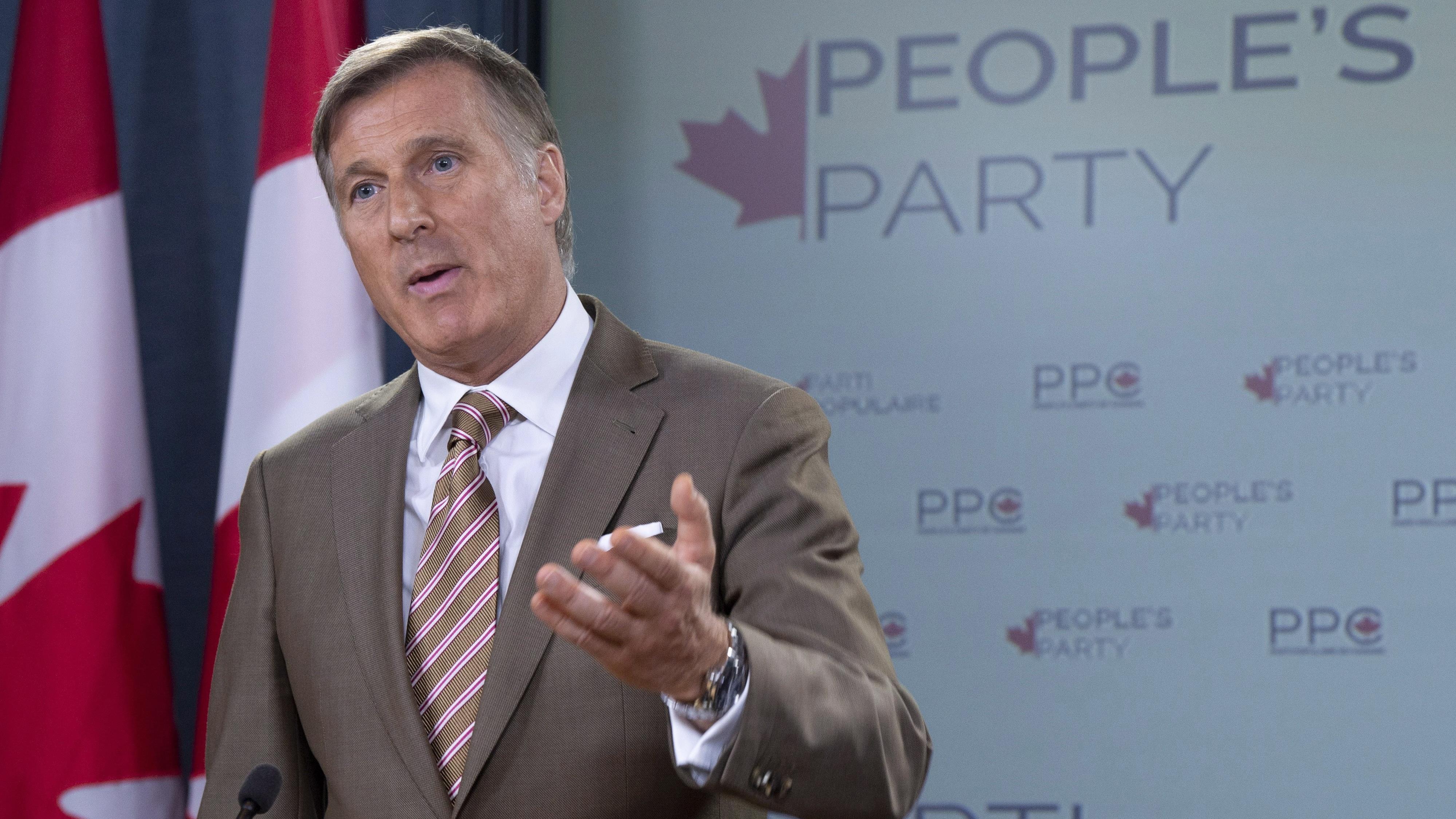 Parti populaire du Canada : Maxime Bernier dévoile le nom de sa ...