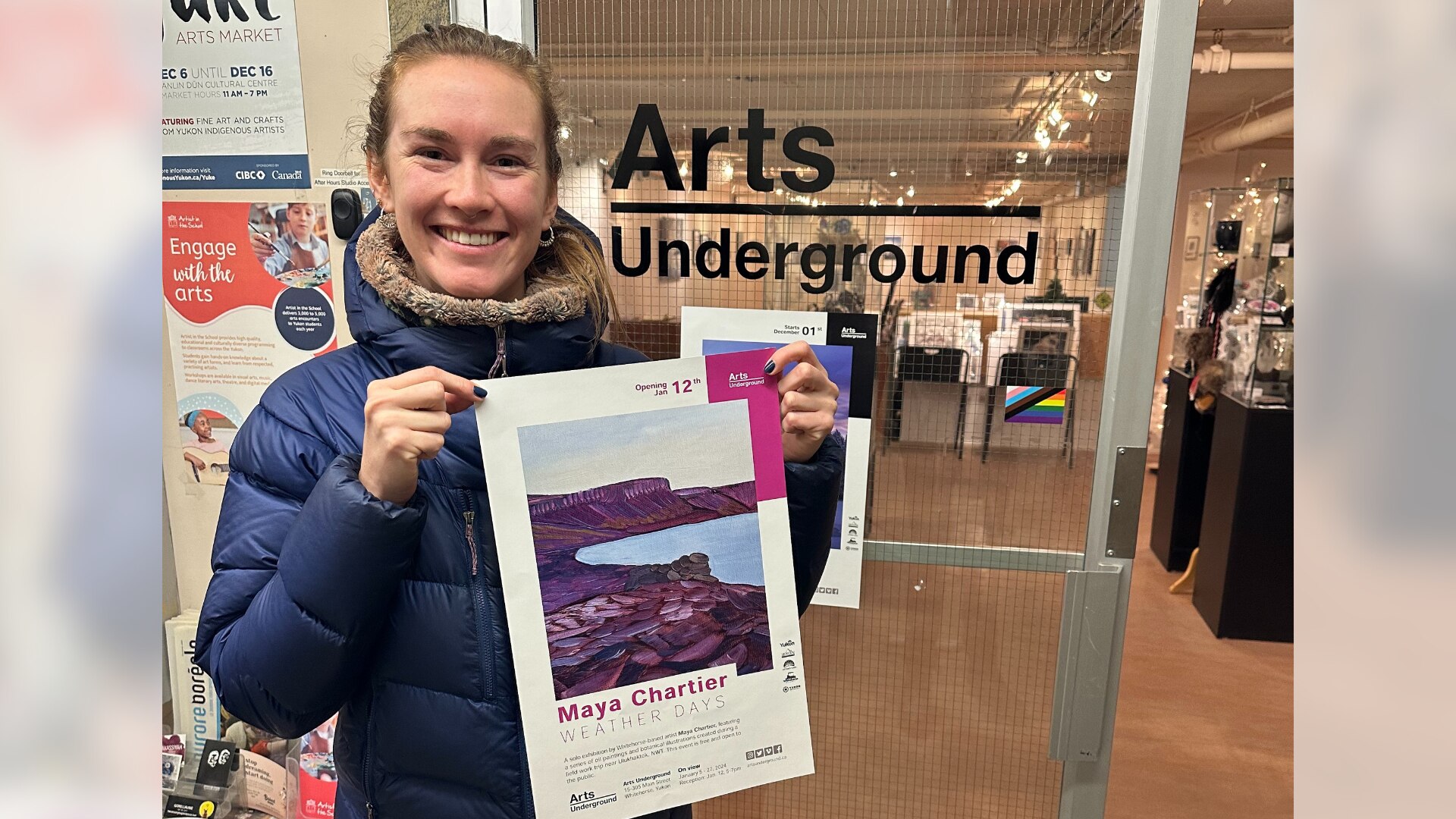 Maya Chartier expose à Arts Underground à Whitehorse | OHdio | Radio-Canada