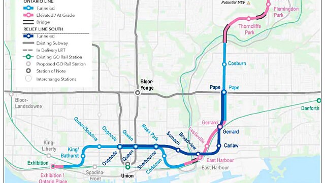 Lancement des travaux de la ligne Ontario à Toronto | OHdio | Radio-Canada