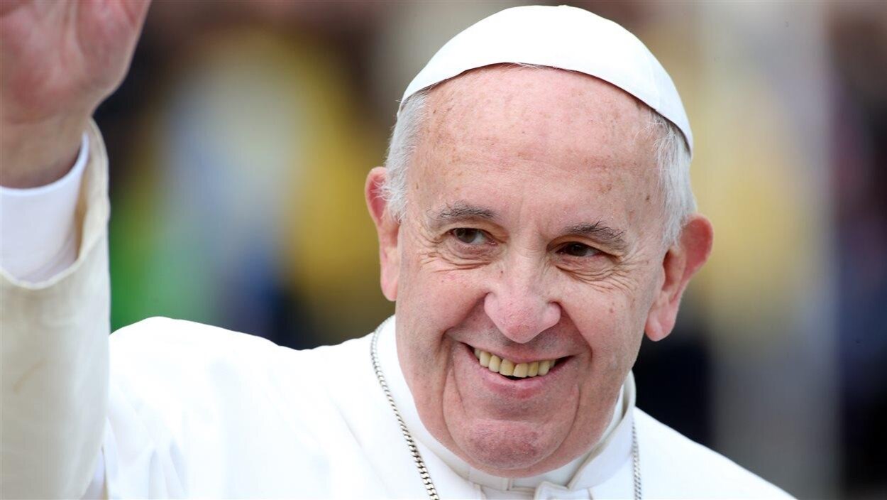 Le pape François prêche par vidéo lors d’une conférence TED à Vancouver ...