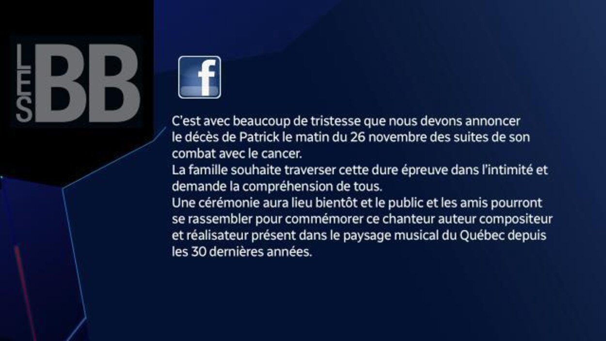Onde de choc après la mort de Patrick Bourgeois | Radio-Canada