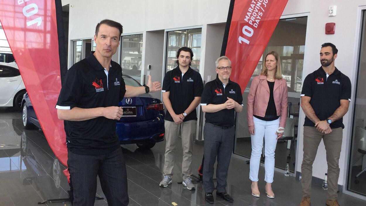 Malgré des blessures, Patrick Charlebois maintient le cap sur son défi ...