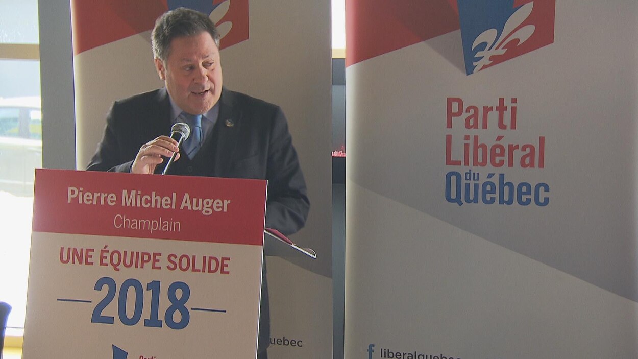 Pierre Michel Auger à nouveau candidat dans Champlain | Radio-Canada