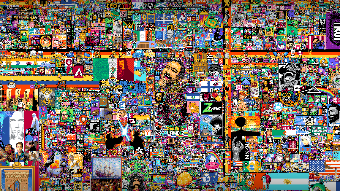 L'œuvre d'art collective de Reddit | OHdio | Radio-Canada