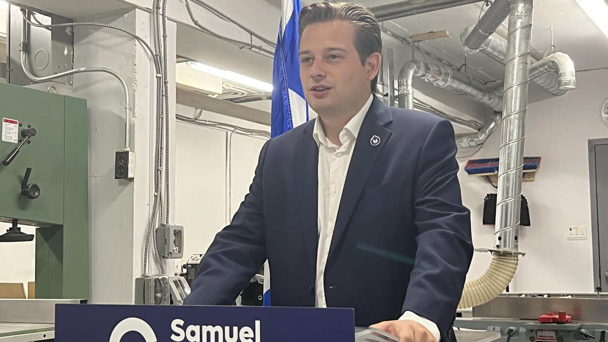 Samuel Ouellet mise sur ses contacts pour gagner les élections provinciales | Radio-Canada