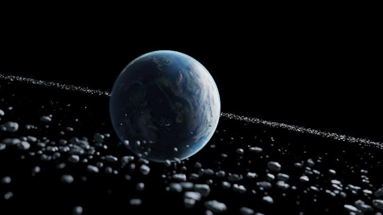 Des anneaux autour de la Terre : une nouvelle théorie | Radio-Canada