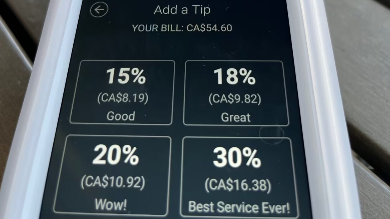 As the holidays approach, Canadians say they’re being tipped over the ...