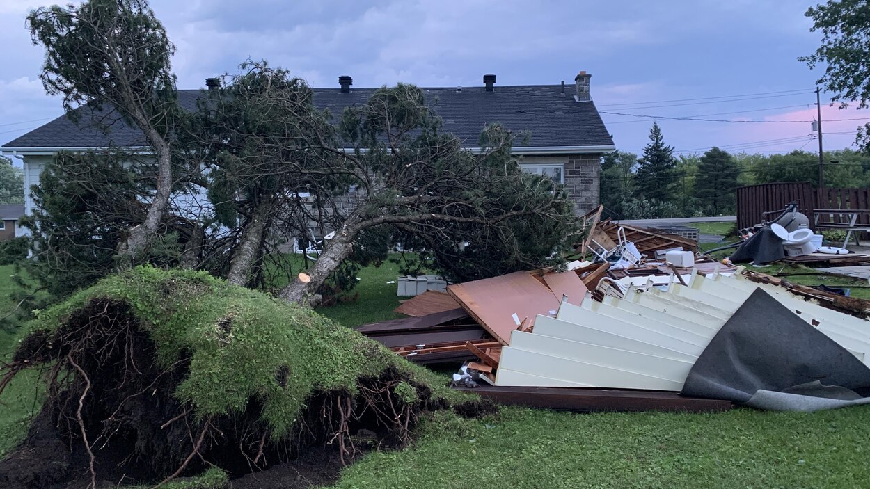 Une tornade a touché terre dans le sud-ouest d’Ottawa jeudi soir | Radio-Canada