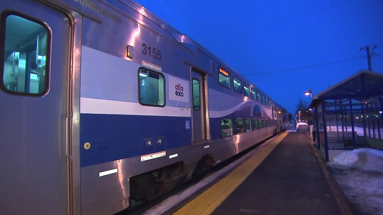 Le train circule sur la ligne exo 3 | Radio-Canada