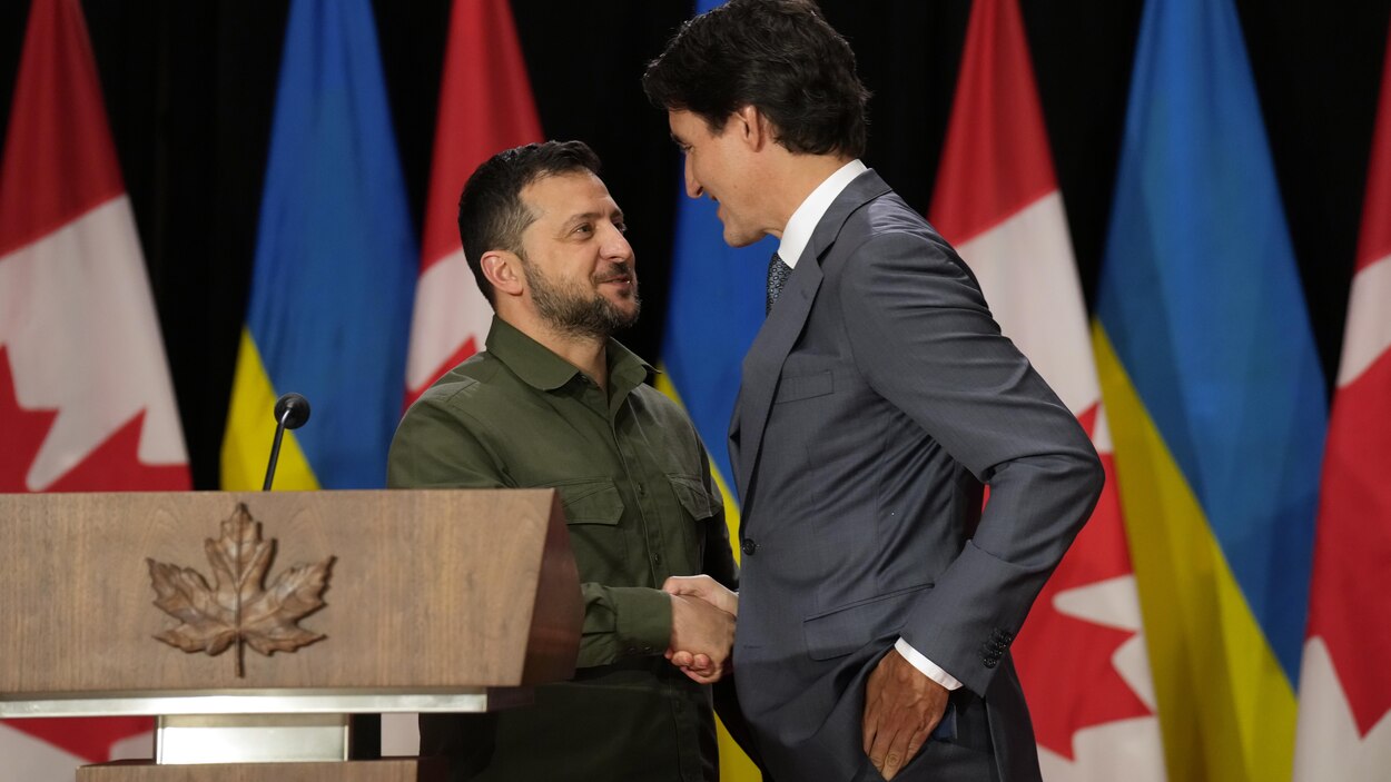 Justin Trudeau annonce 650 millions de dollars en aide militaire à l ...