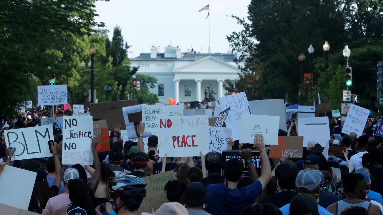 Vaste manifestation antiracisme à Washington | Radio-Canada