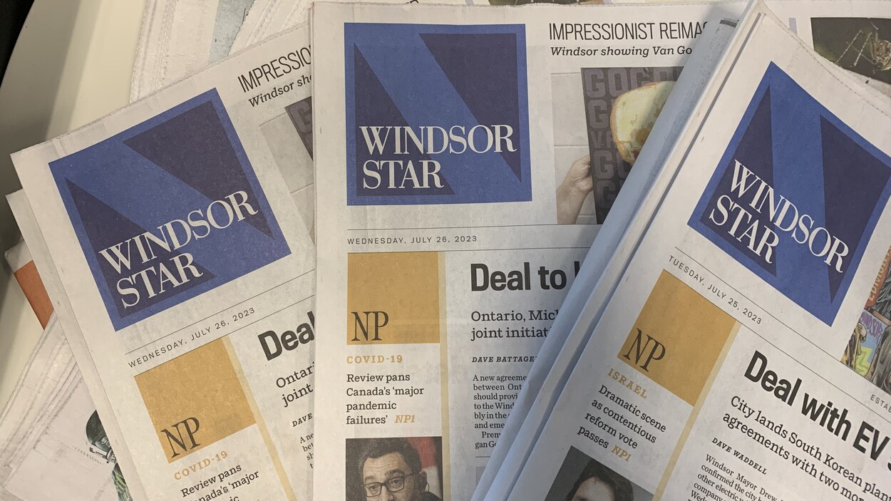 Le Windsor Star cède 100 ans d’histoire à la Ville | Radio-Canada