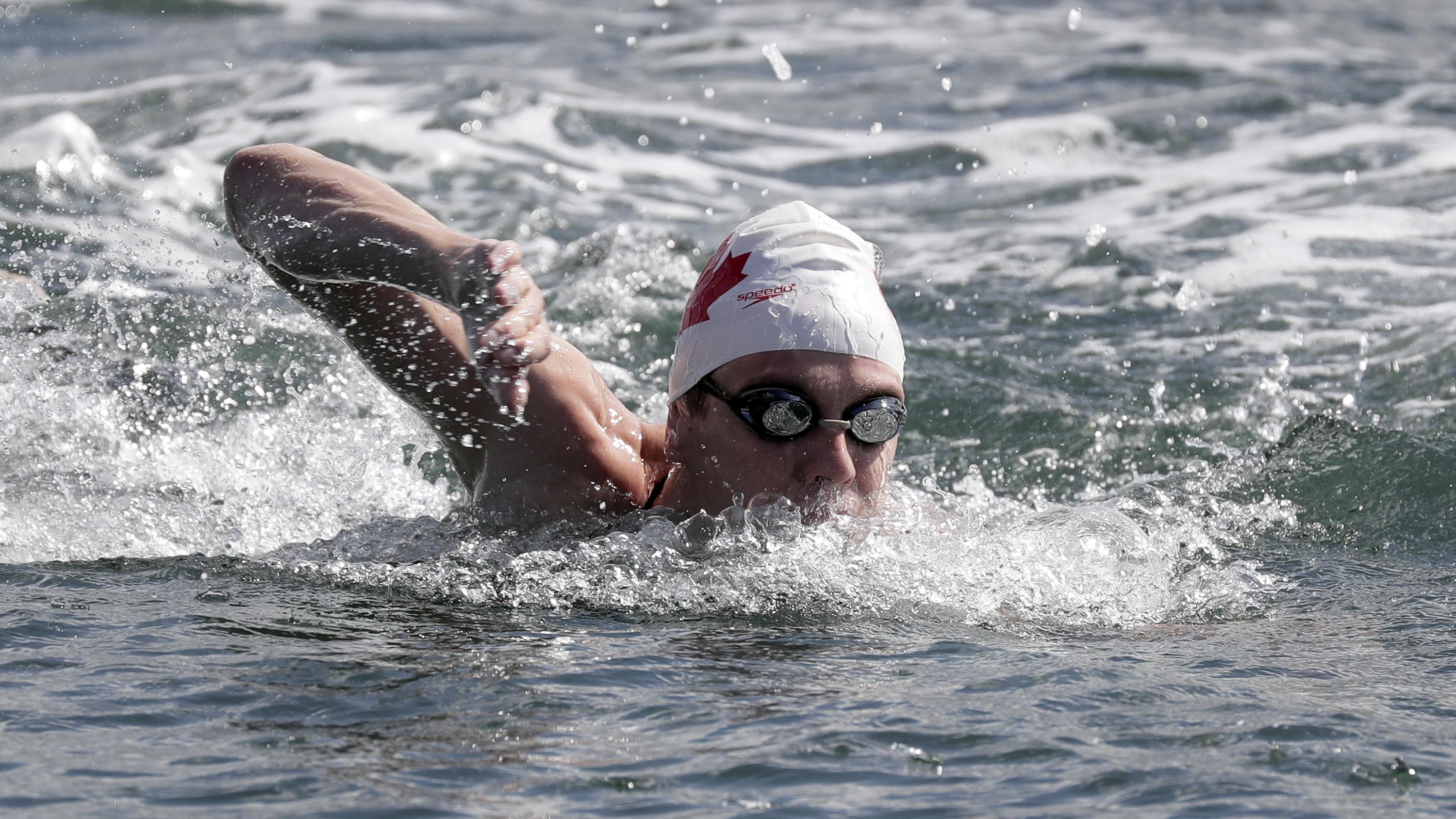 Christian St-Pierre, triathlète et passionné de nage en eau libre ...