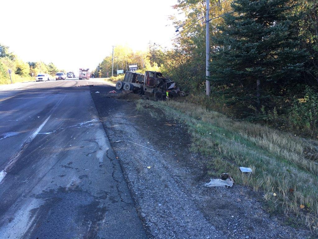 Une collision entraîne la fermeture de la route 11 entre Miramichi et ...