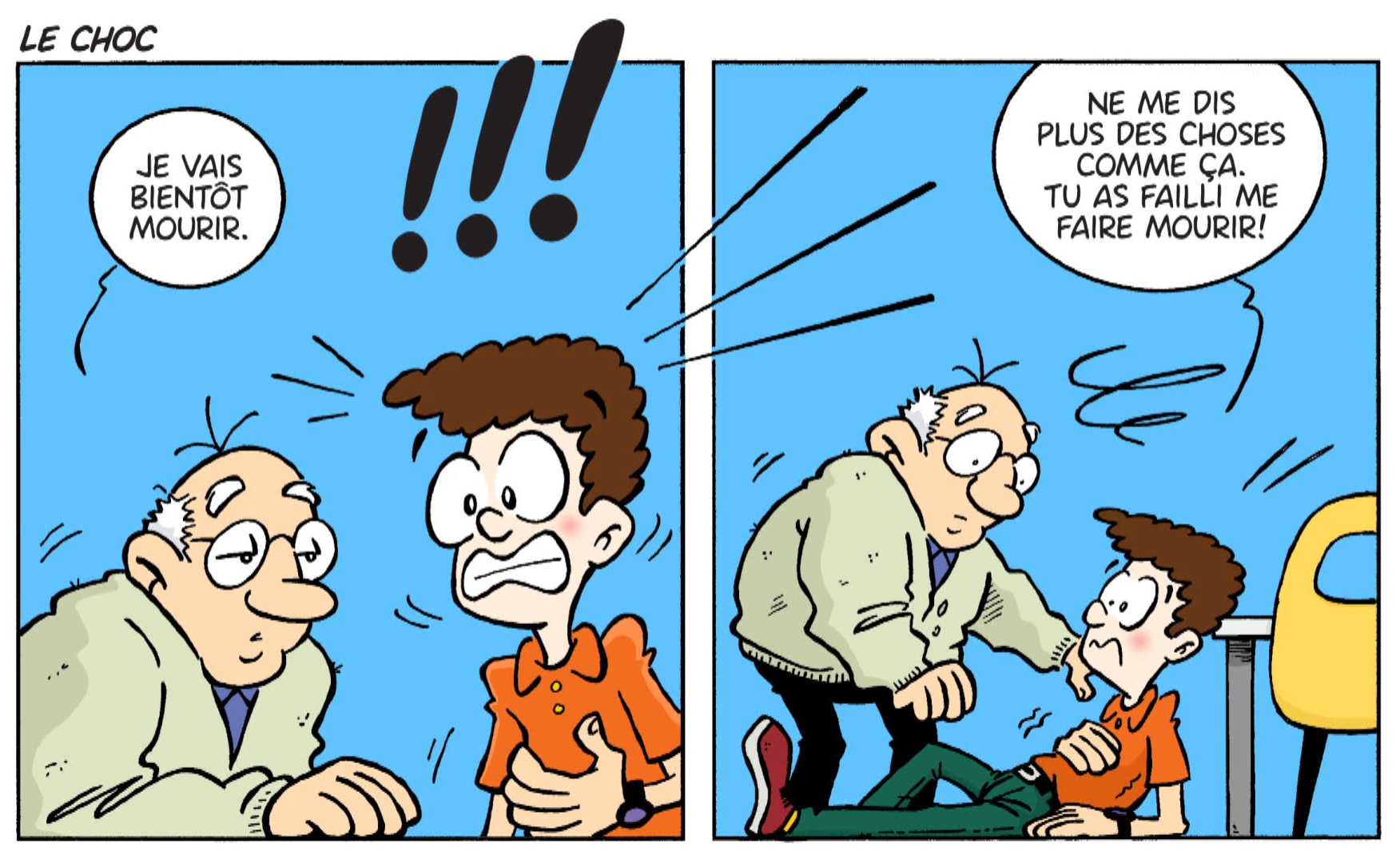 Une BD pour aborder la fin de vie avec humour | Radio-Canada.ca