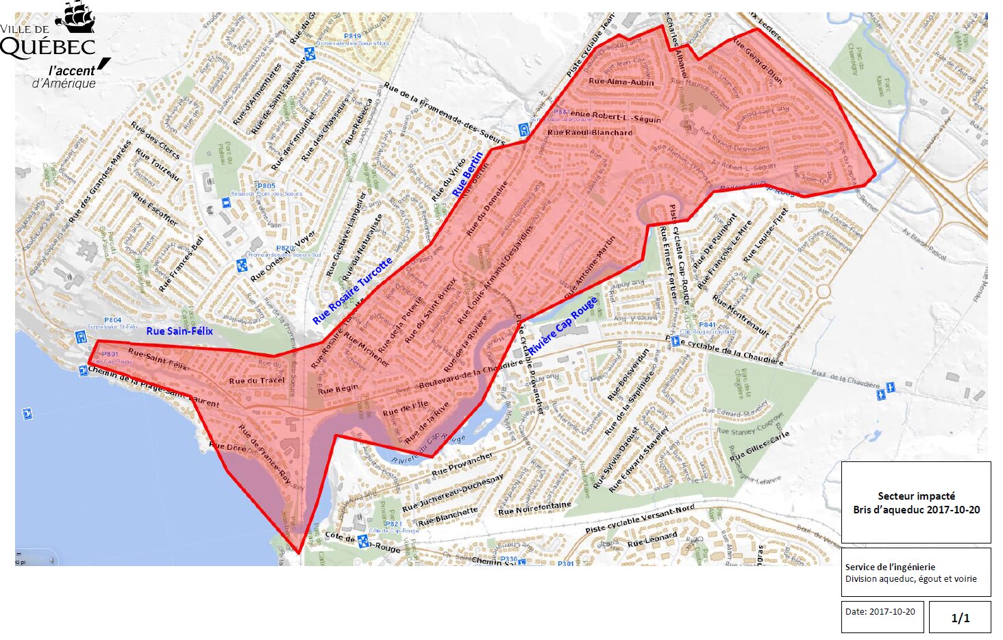 L’avis d’ébullition d'eau dans le secteur de Cap-Rouge levé | Radio ...