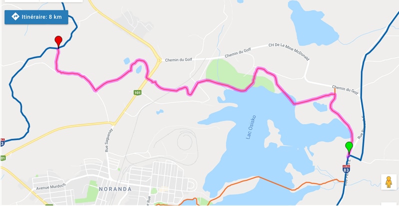 L'accès au sentier qui fait le tour de Rouyn-Noranda limité | Radio ...